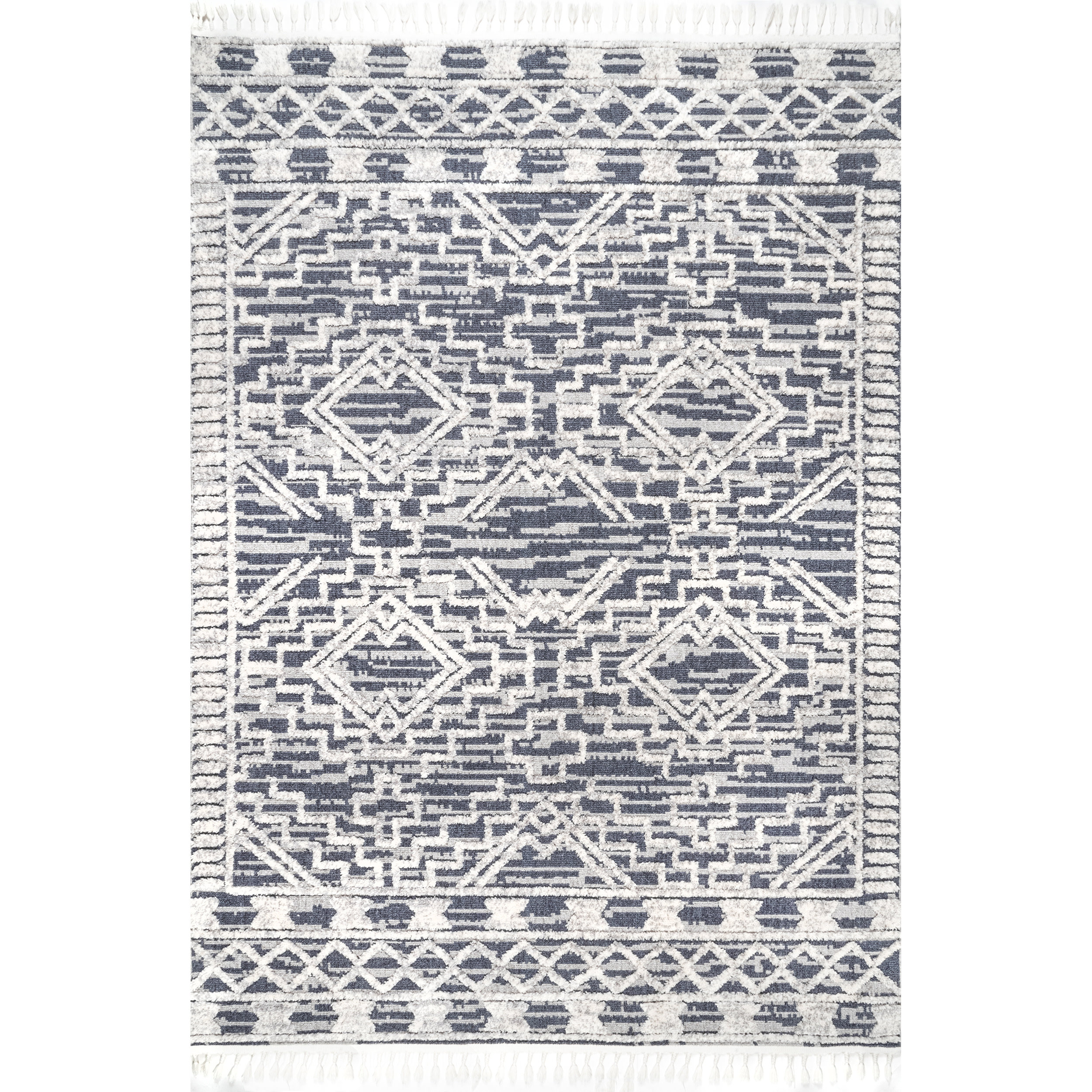 Union Rustic Acima Moroccan Gray Area Rug & Reviews | Wayfair