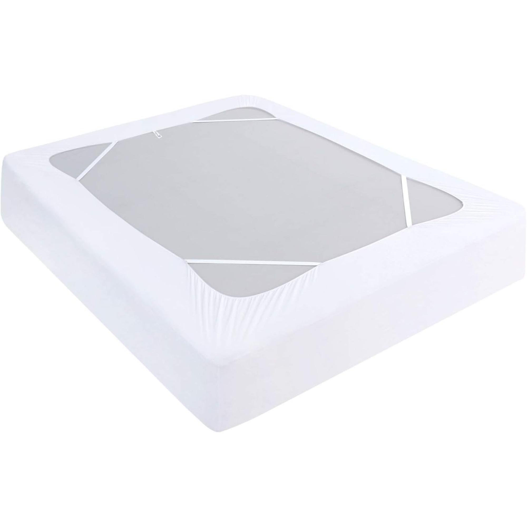 Textiles Hub Box Spring Cover King Size Elastic Fabric Wrap Around 4 ...