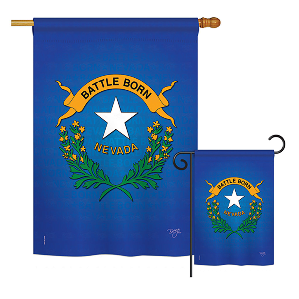 Breeze Decor Nevada American States Impressions Decorative Vertical 2 ...