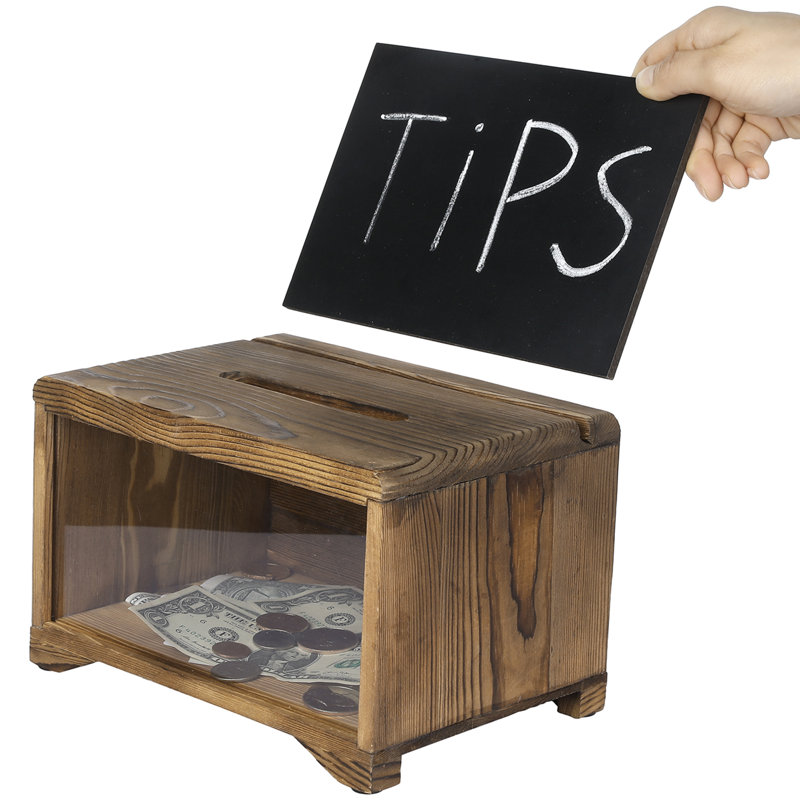 MyGift Solid Wood Suggestion Drop Box | Wayfair