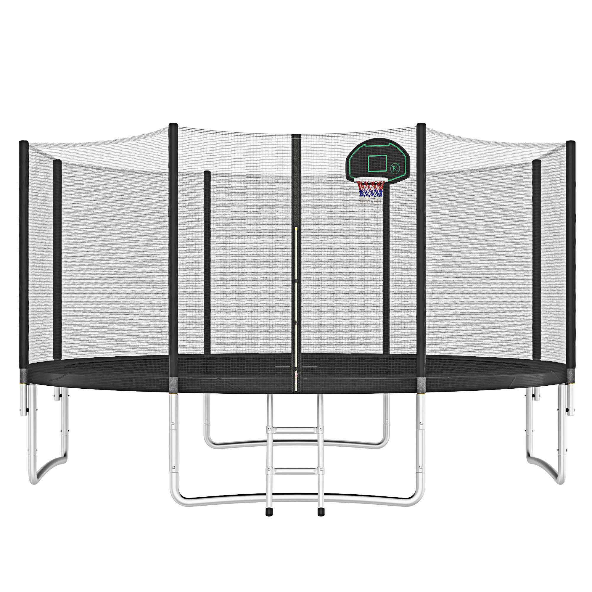 wendeway 14FT Trampoline For Kids With Safety Enclosure Net | Wayfair