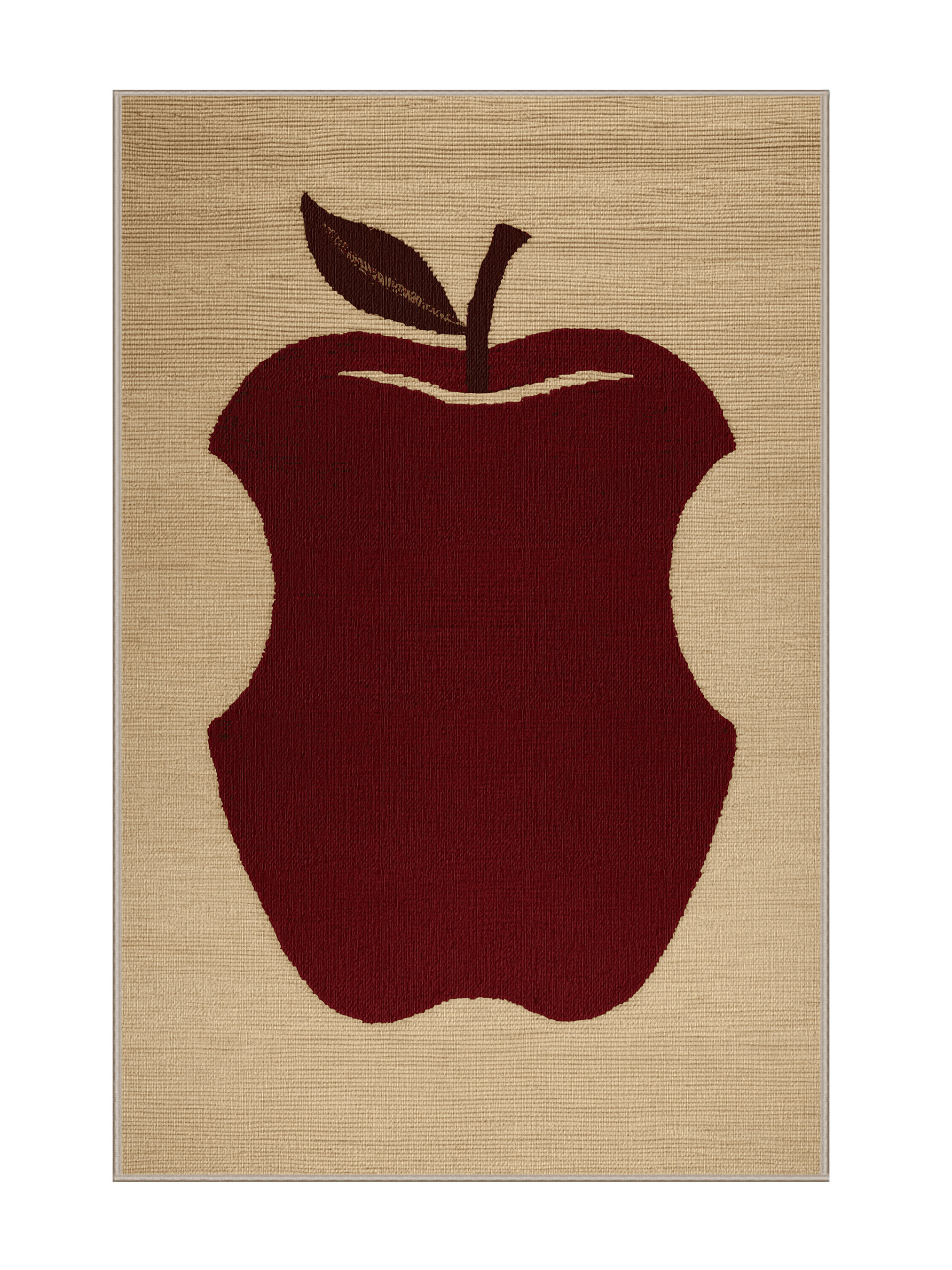 Corrigan Studio® Washable Apple Red Delicious Fruits Area Rug | Wayfair