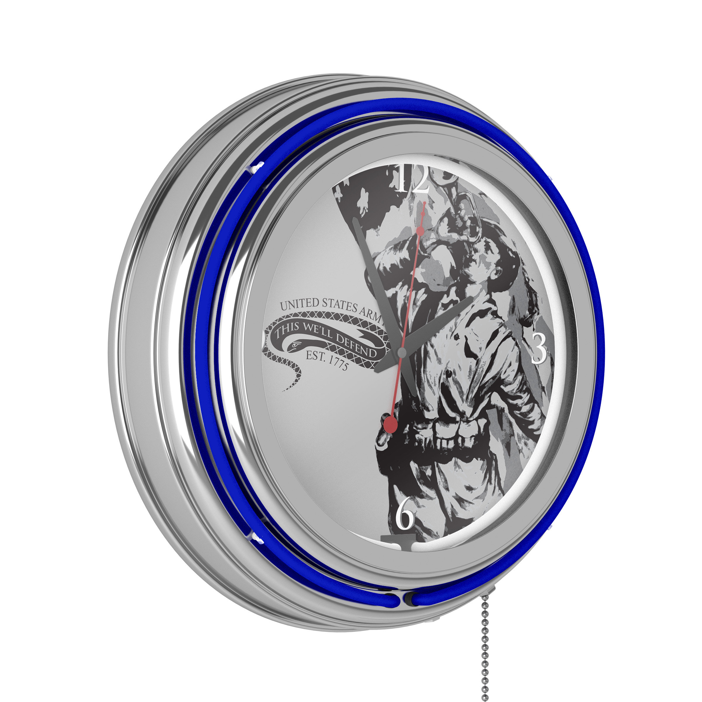 Trademark Global United States Army the Horn Calls Retro Neon 14.5 ...