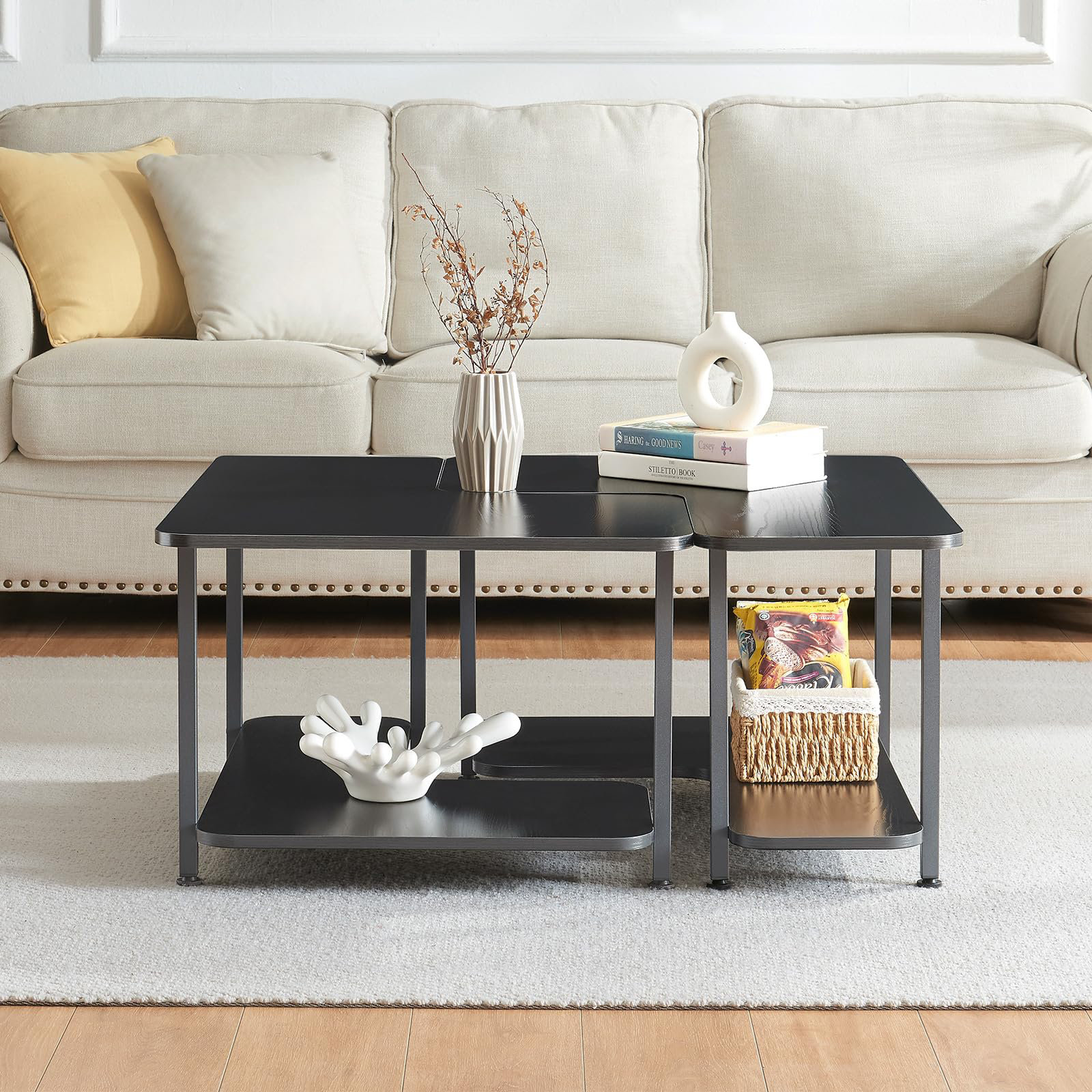 Ebern Designs Modular Coffee Table, Simple Design Coffeetable With ...