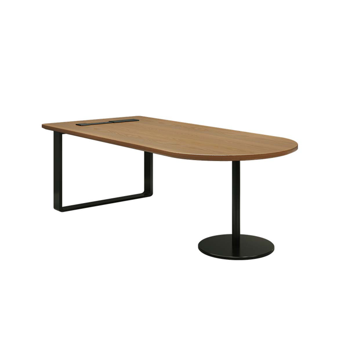Inbox Zero Modern Premium Semi-Circular Conference Table | Wayfair
