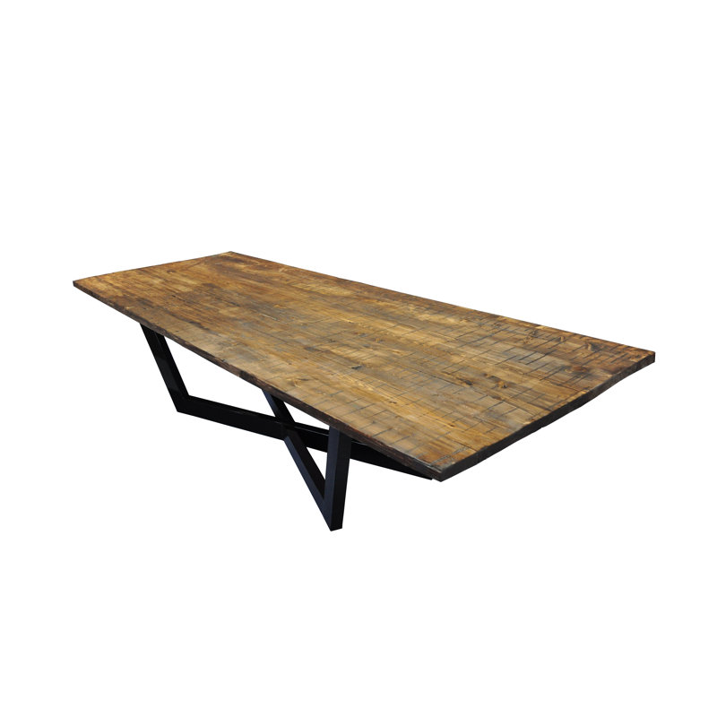 17 Stories Foxcote Satin/Brown Rectangle Conference Table & Reviews ...