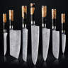 Senken Knives Japanese Kitchen Knife Set Forged From 67-layer Damascus ...
