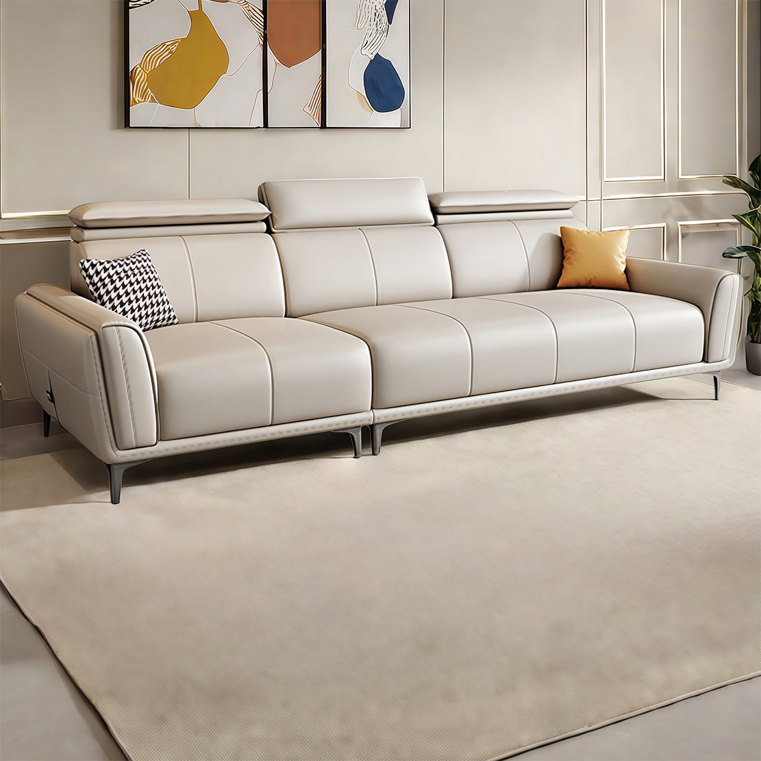 Wrought Studio™ Modern light luxury American-style sofa | Wayfair