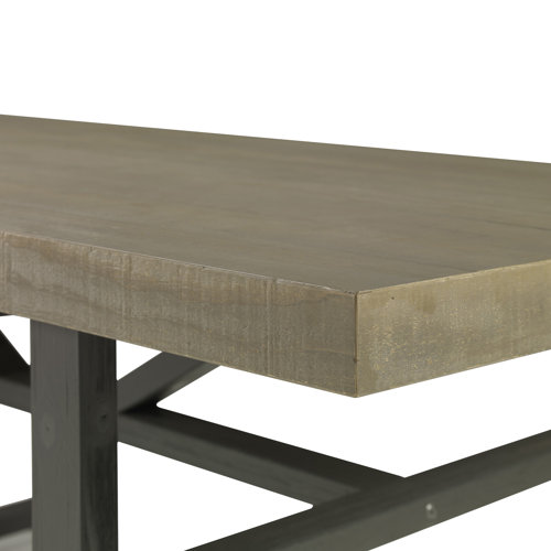 MyBedNow 6 - Piece Solid Wood Trestle Dining Set & Reviews | Wayfair