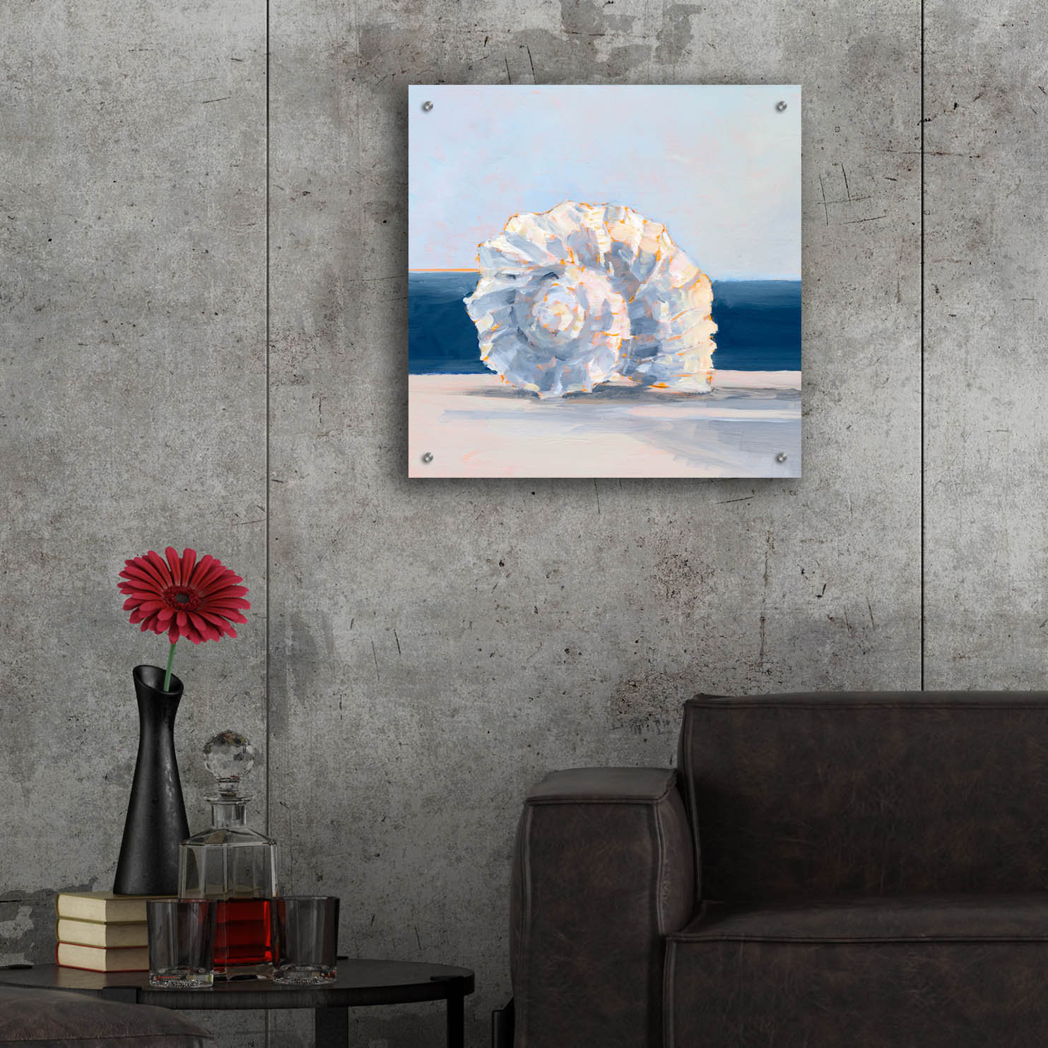 Beachcrest Home™ 'Shell By The Shore 4' by Ethan Harper Acrylic Glass ...