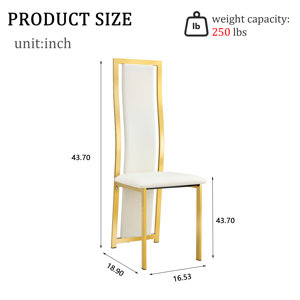 Mercer41 Luxury Velvet Upholstered Dining Chairs - Modern Design ...