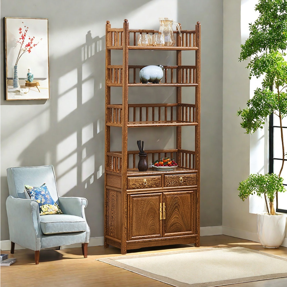 Kaoloupin Chinese style large capacity practical bookcase | Wayfair