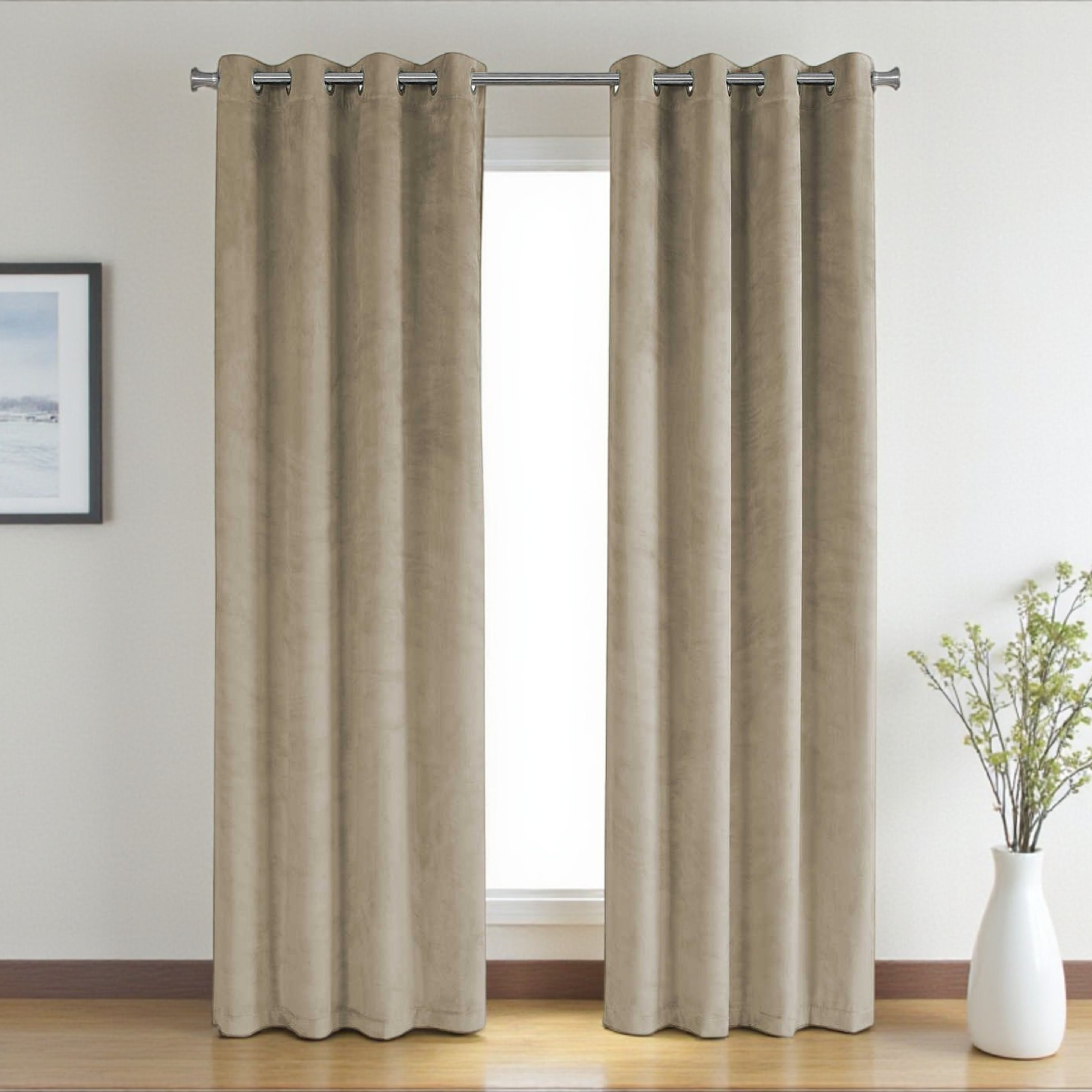 Ebern Designs Aliana Curtain Panel 2pcs Set 54"W X 95"L | Wayfair