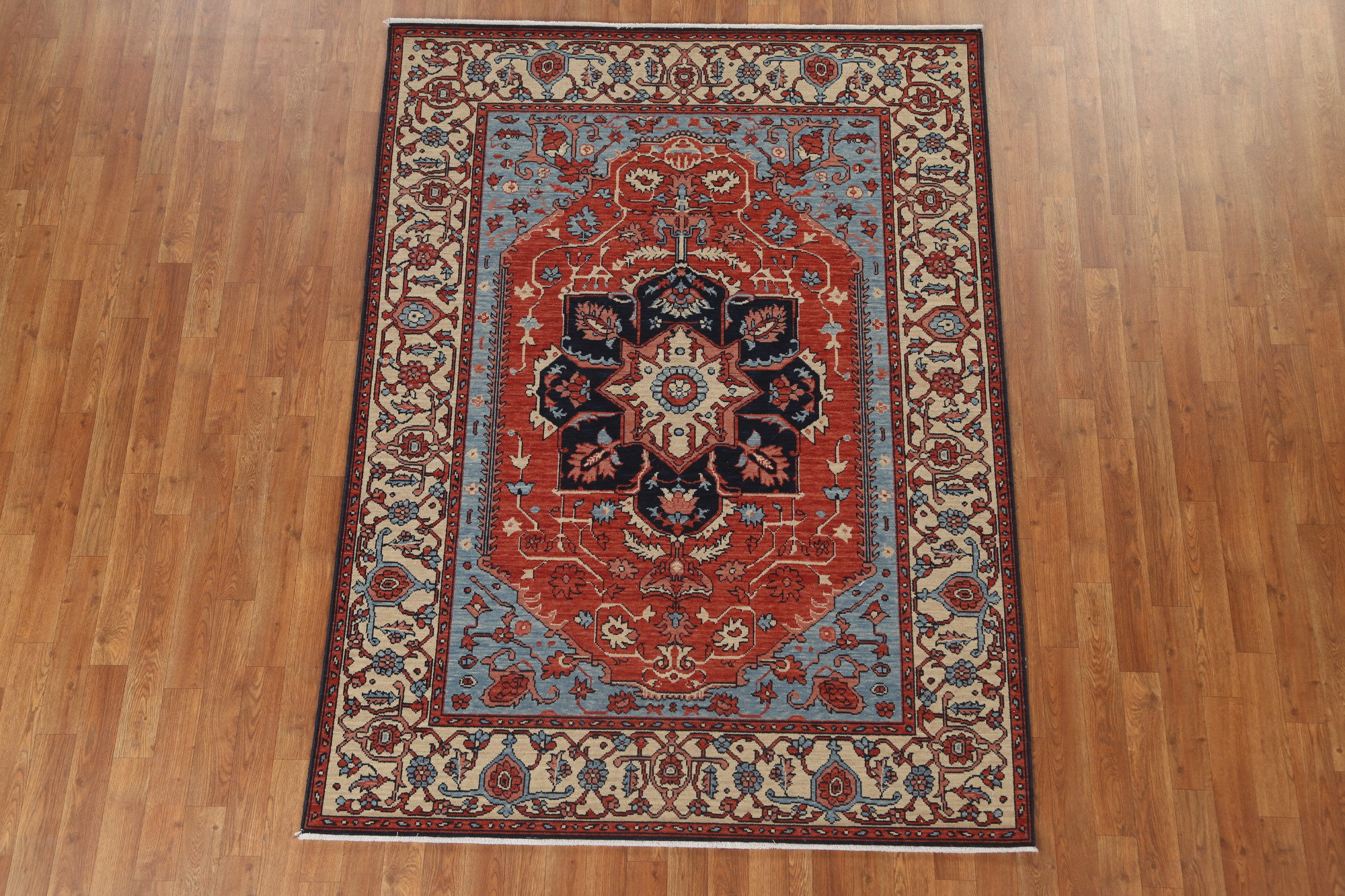 Rugsource One-of-a-Kind Hand-Knotted 5'0" X 6'10" Area Rug in Red | Wayfair