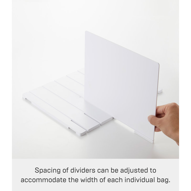 Yamazaki Home Purse Organizer/Bag Divider For Closet Shelf, Plastic ...