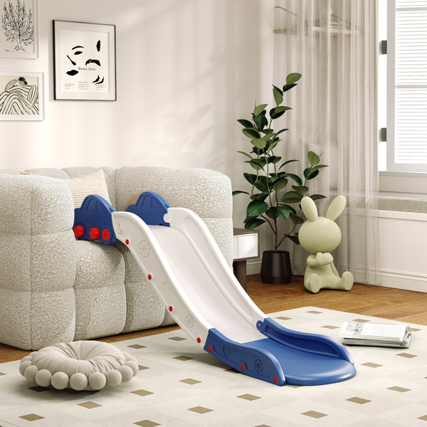 Qaba Toddler Slide, Couch Slide for Bed, Sofa, Extra Length Indoor ...