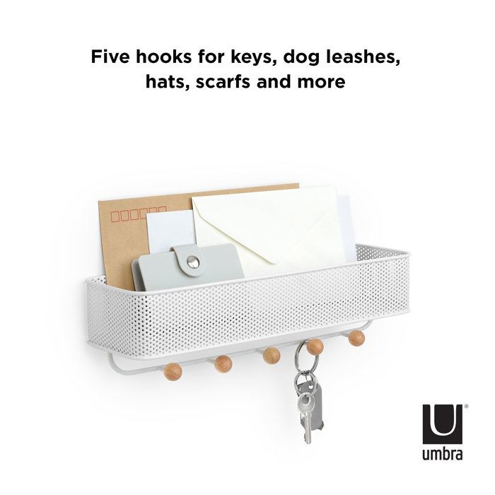 Umbra Estique Metal Wall Organizer with Key Hooks & Reviews | Wayfair
