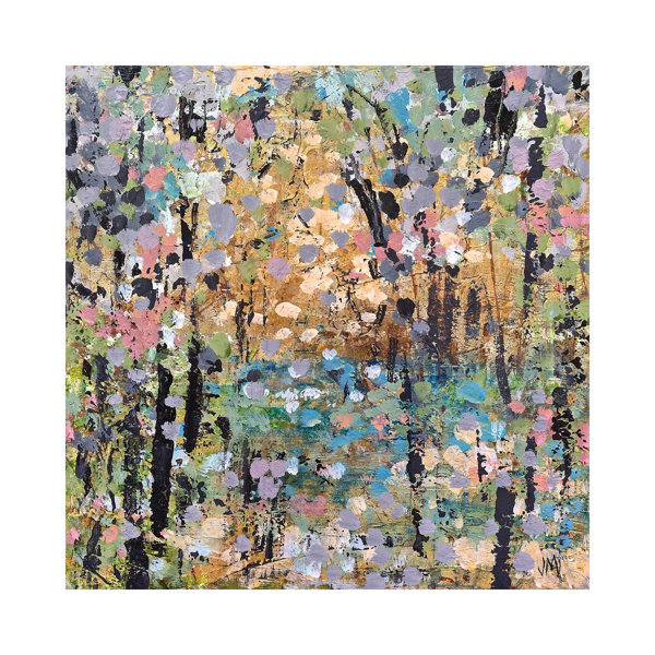 Metro Lane Floral Mist Path by Jodi Maas - Wrapped Canvas Painting ...