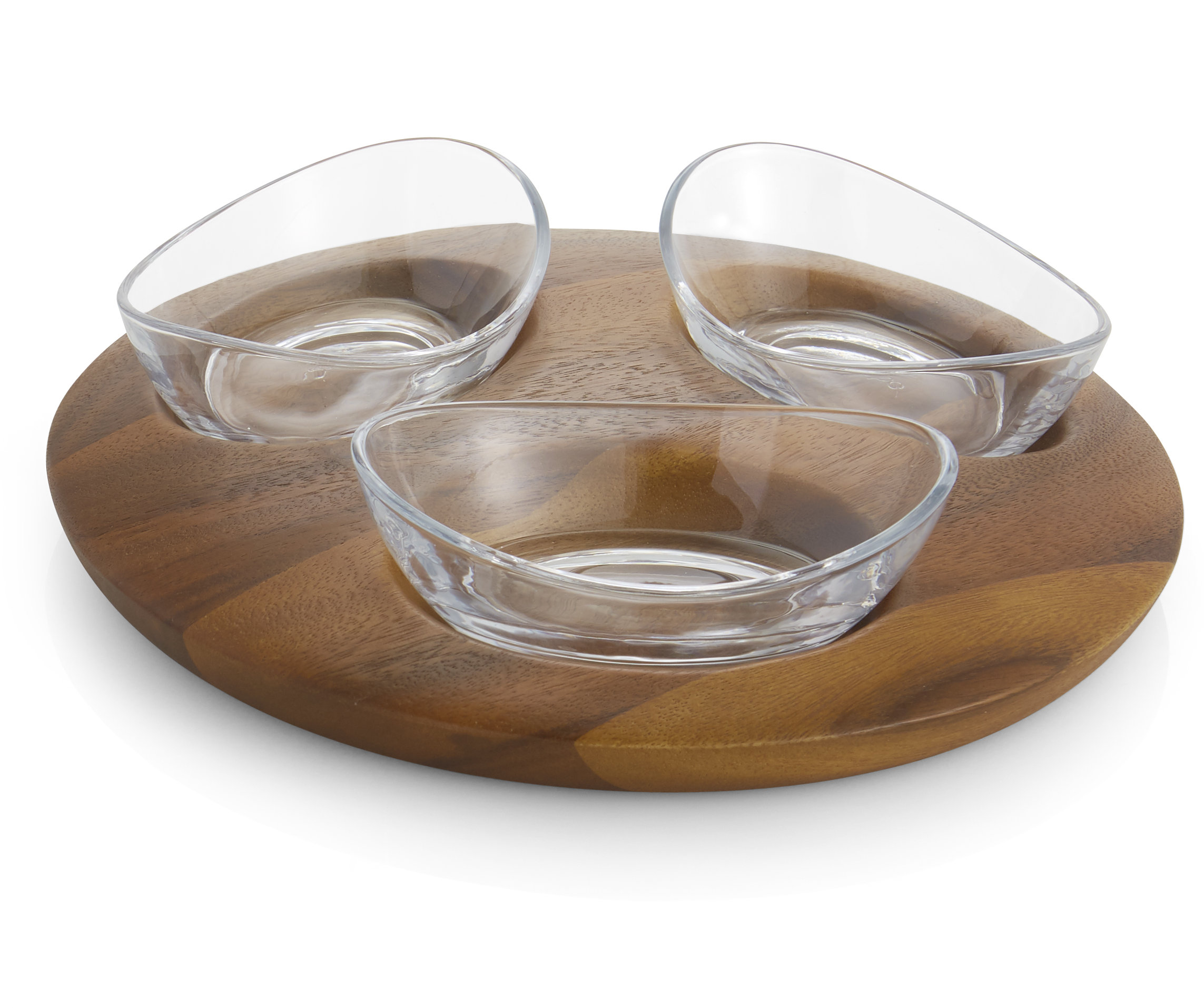 Nambé Nambe Vie Triple Snack Set | Wayfair