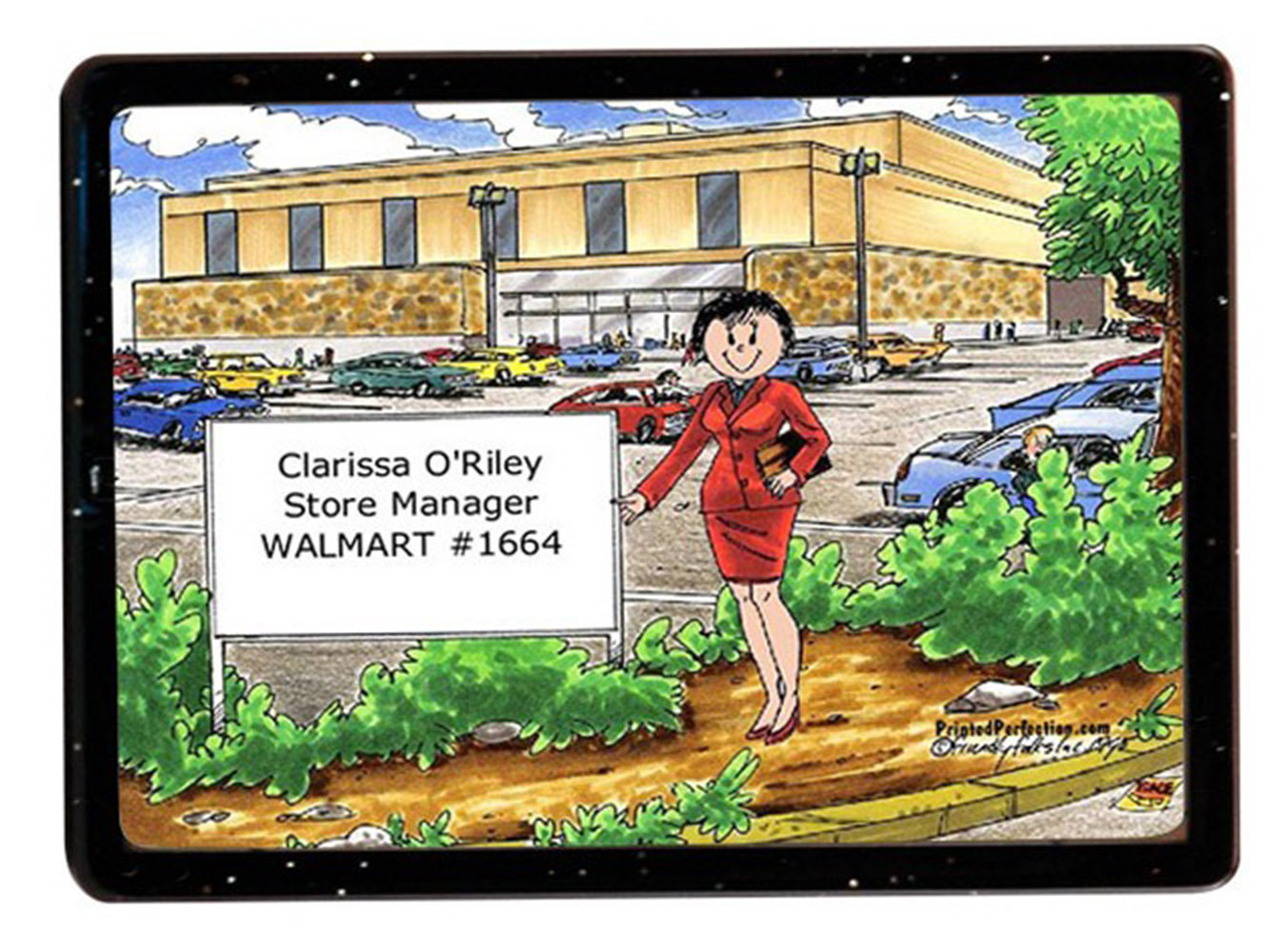 Printed Perfection Personalized Mall Manager - Female Acrylic Magnet ...