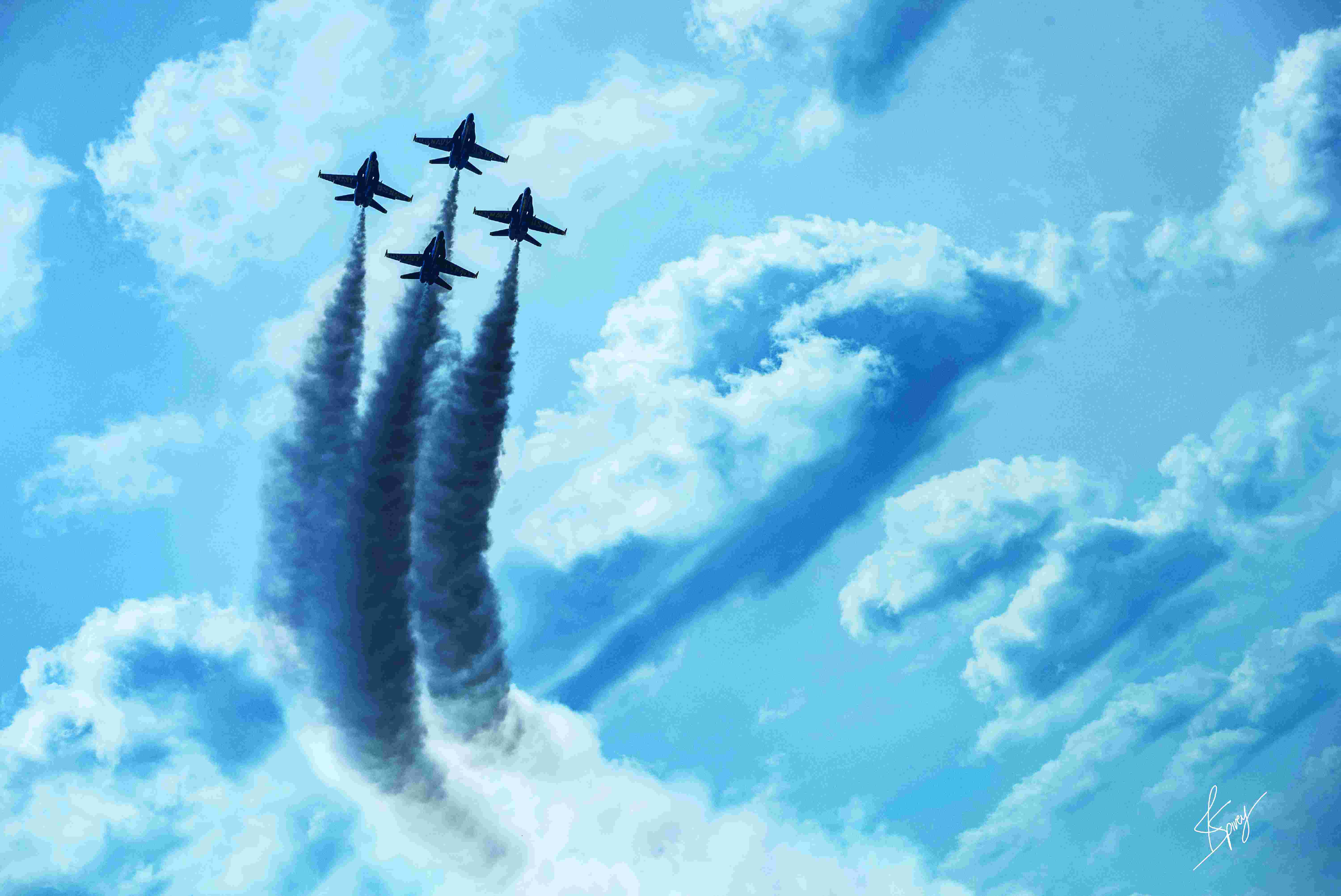 Wrought Studio™ Making Clouds by Justin Spivey - Wrapped Canvas Print ...