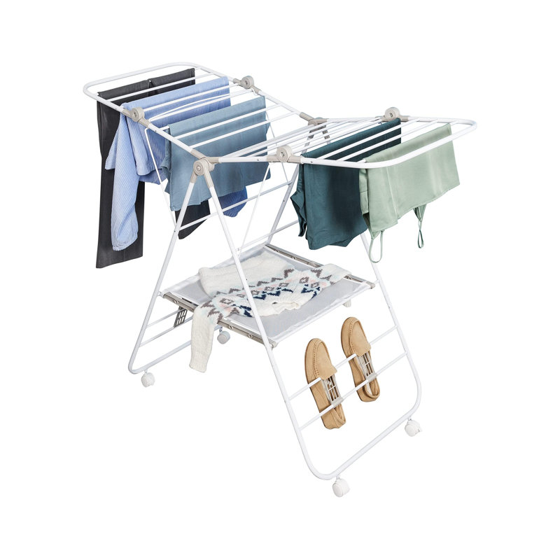 Rebrilliant Steel Foldable Freestanding Drying Rack | Wayfair