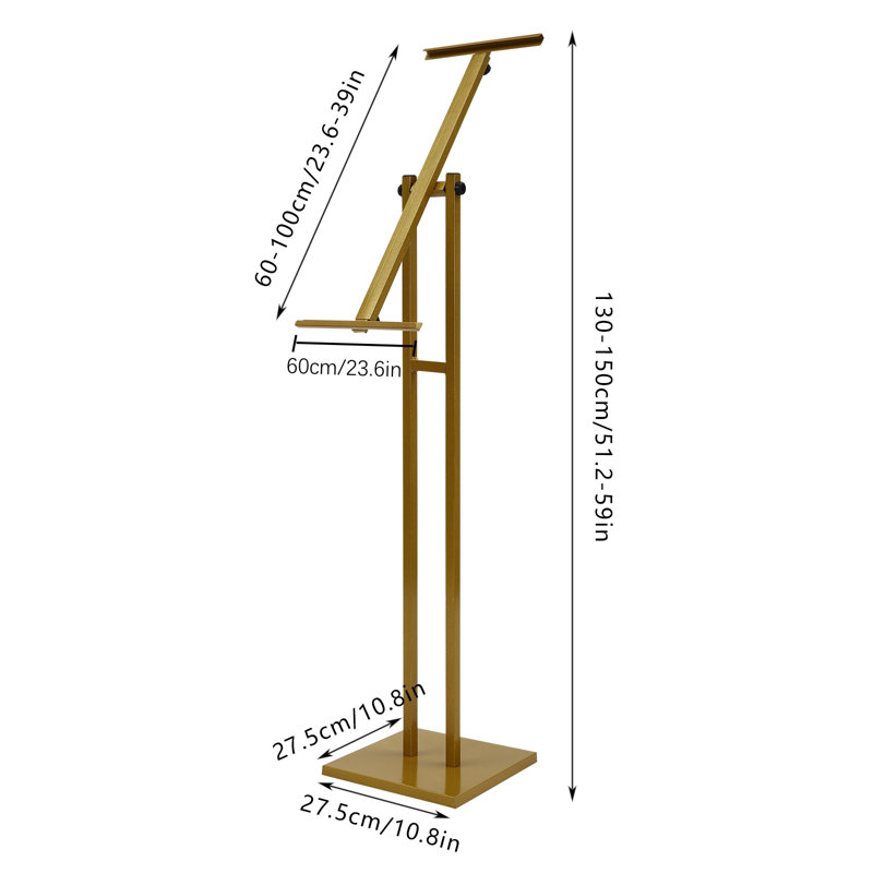 FRONG Angle and Height Adjustable Floor Poster Frame | Wayfair