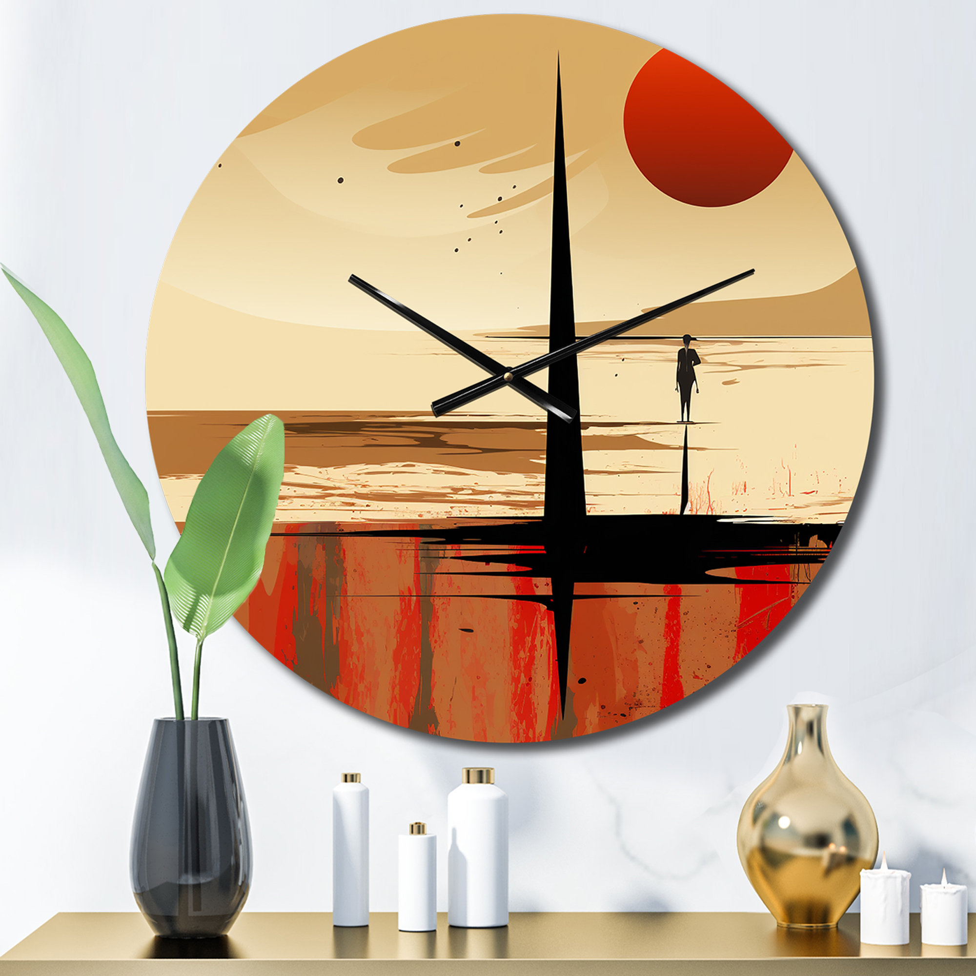 East Urban Home Time Capsule Vintage Illustration I - Modern Geometric ...