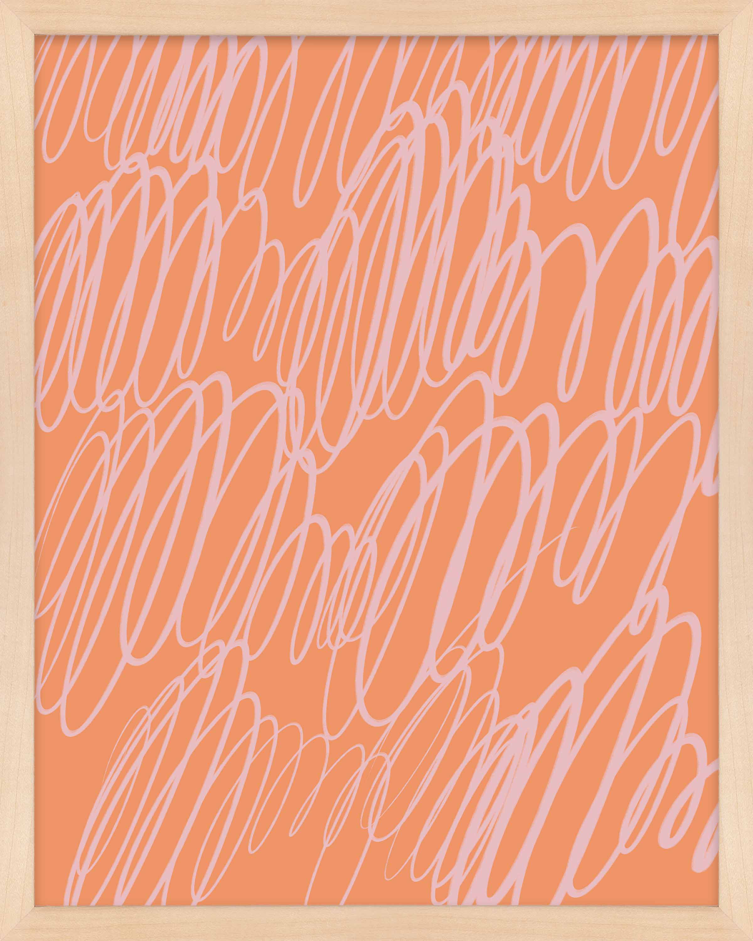 AllModern Color Squiggles 4 by Jacques Pilon - Framed Wall Art ...