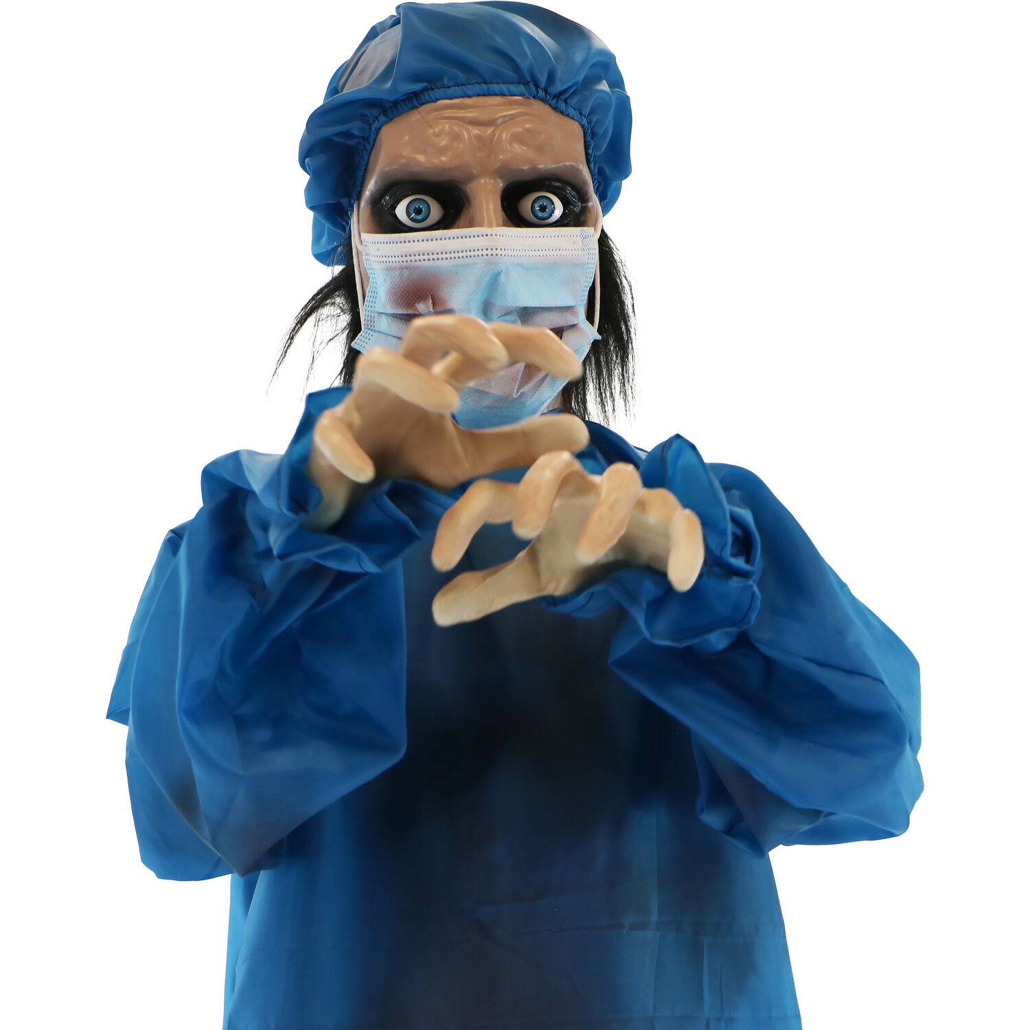 Haunted Hill Farm Life-Size Scary Doctor Halloween Animatronic with ...