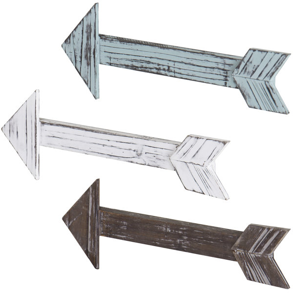 Highland Dunes Rustic Arrows Multi-Colored Wall Décor | Wayfair