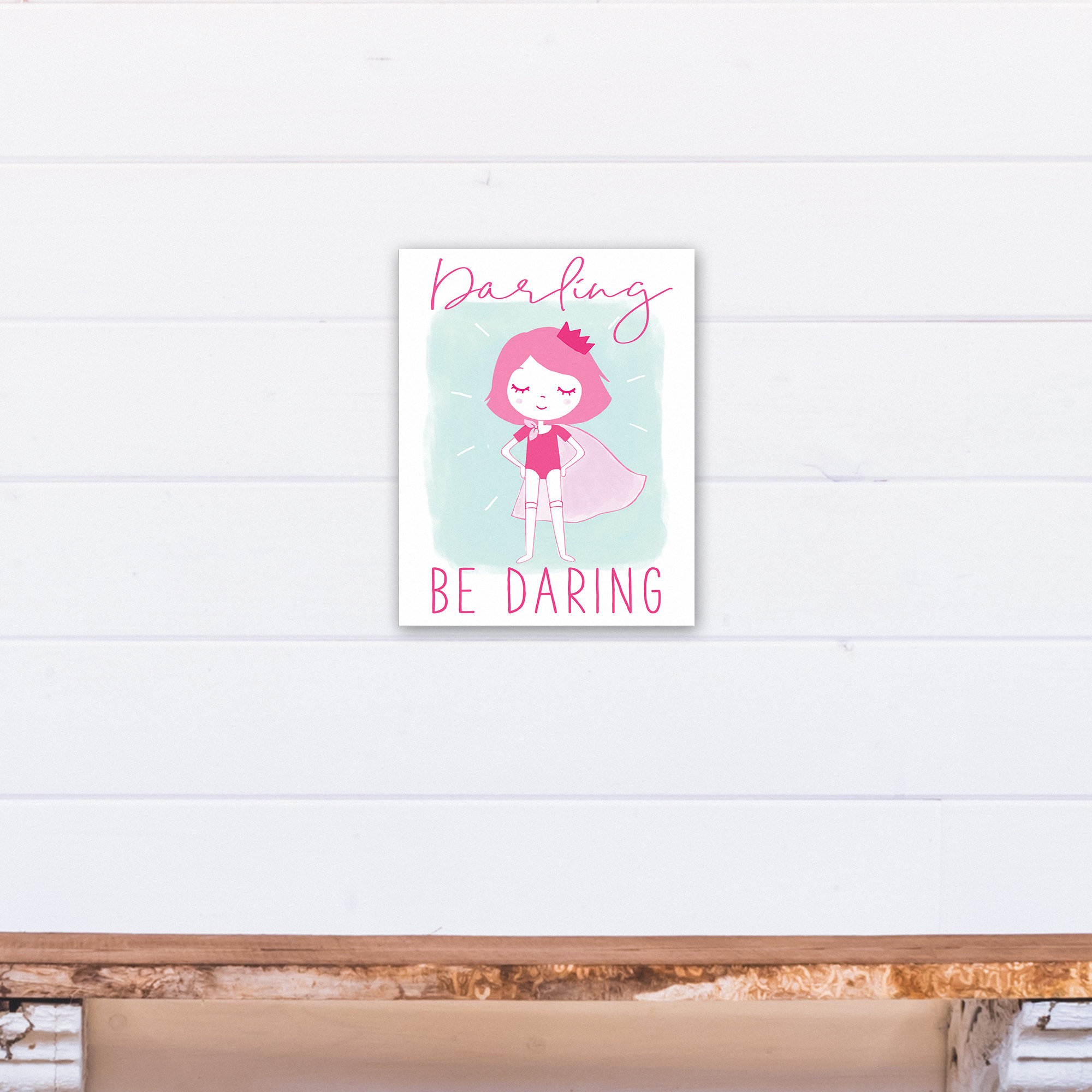 Isabelle & Max™ Burgos Darling Be Daring Canvas Art | Wayfair