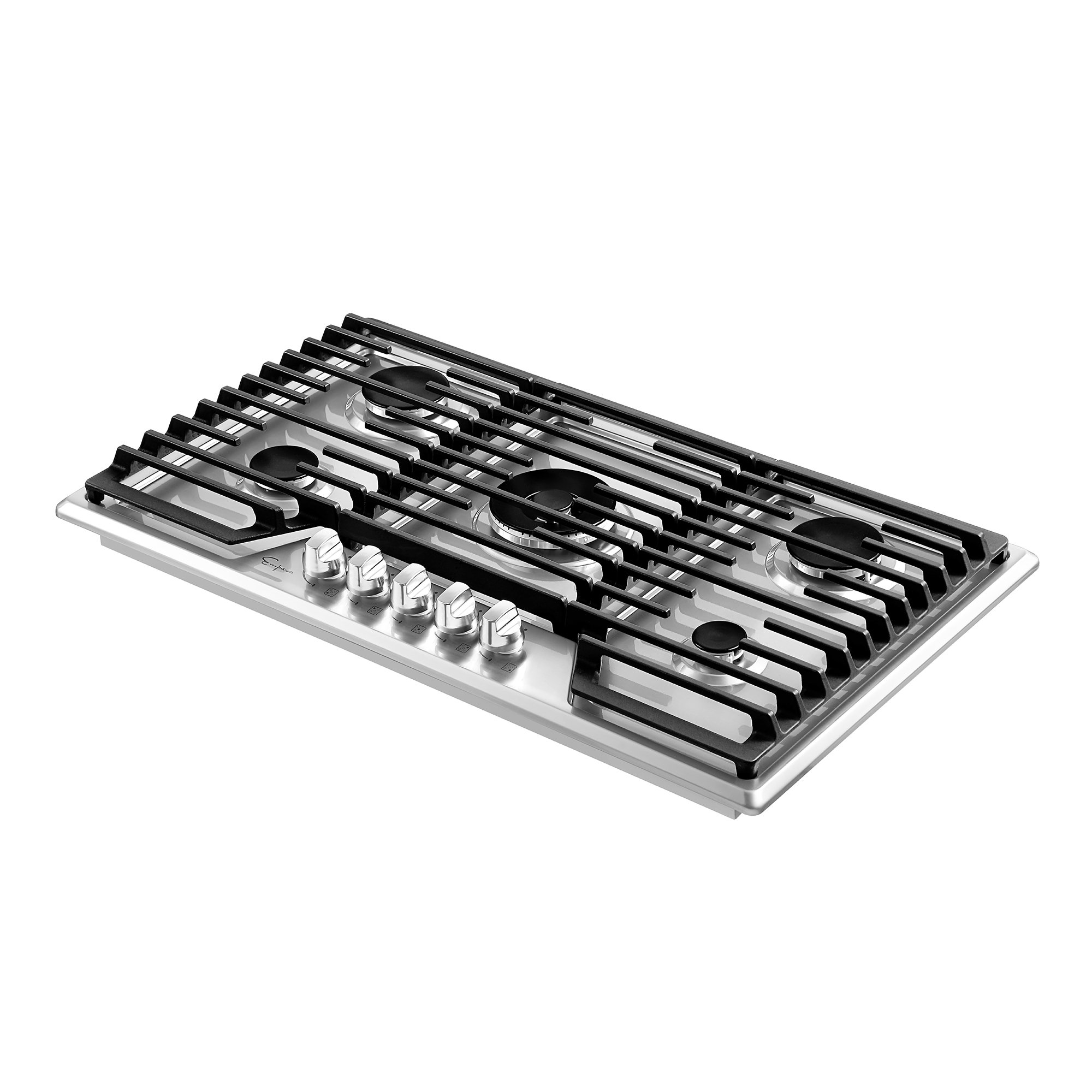 Empava 36" Recessed Gas Stove Cooktop, with 5 Italy SABAF Sealed Burner ...