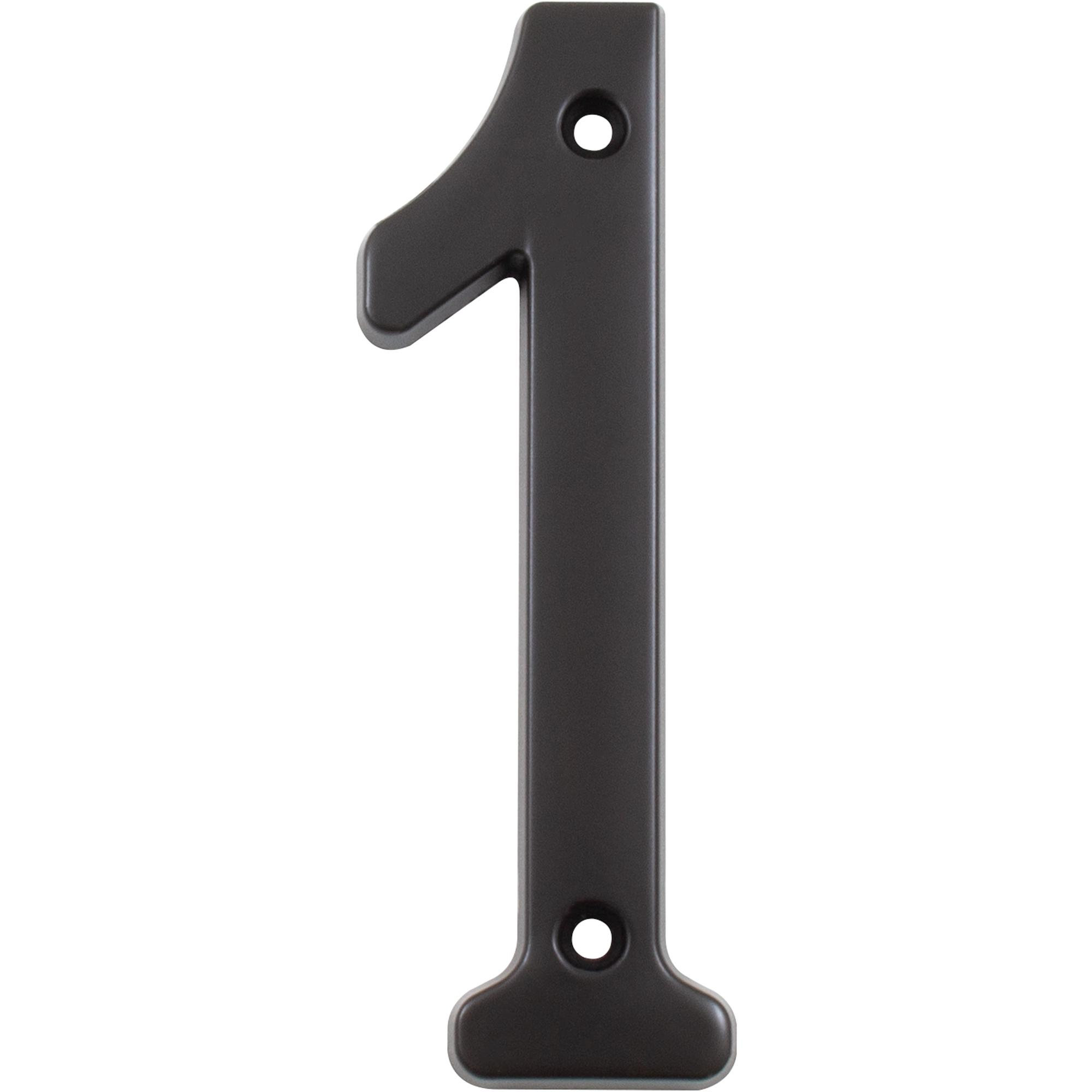 Stone Harbor Hardware Heavy-Duty House Numbers, #1, 4 Inches, Matte ...