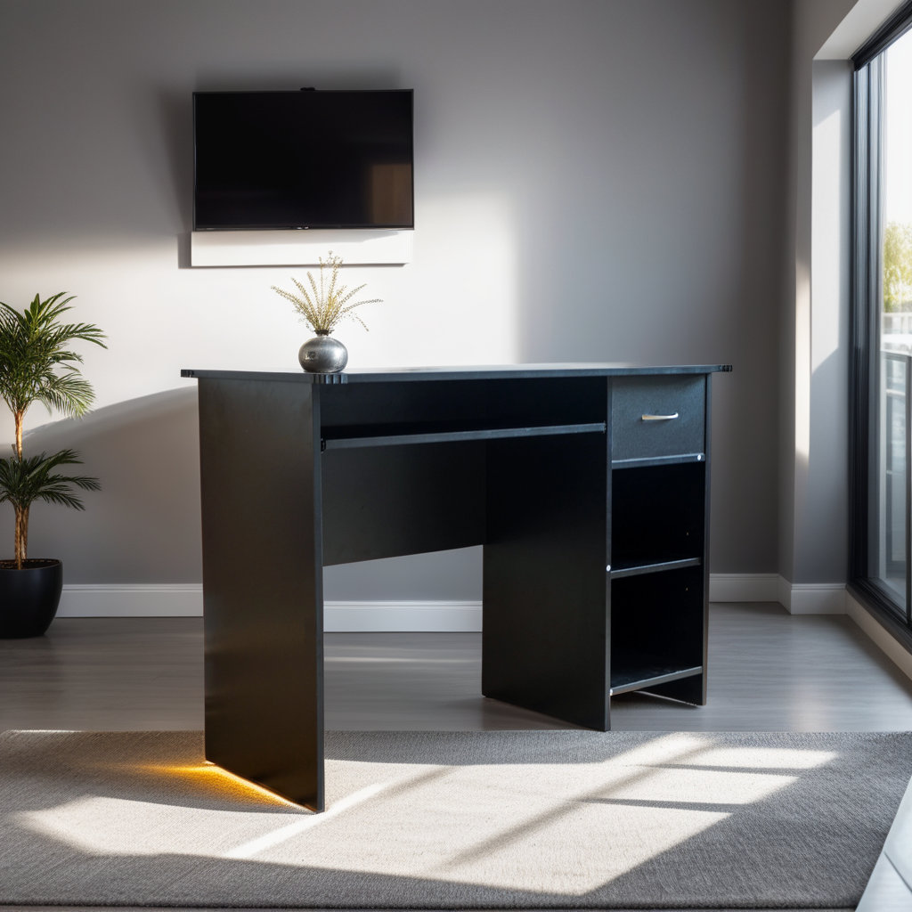Wade Logan® Bleda 41.6'' W Rectangle Computer Desk & Reviews | Wayfair