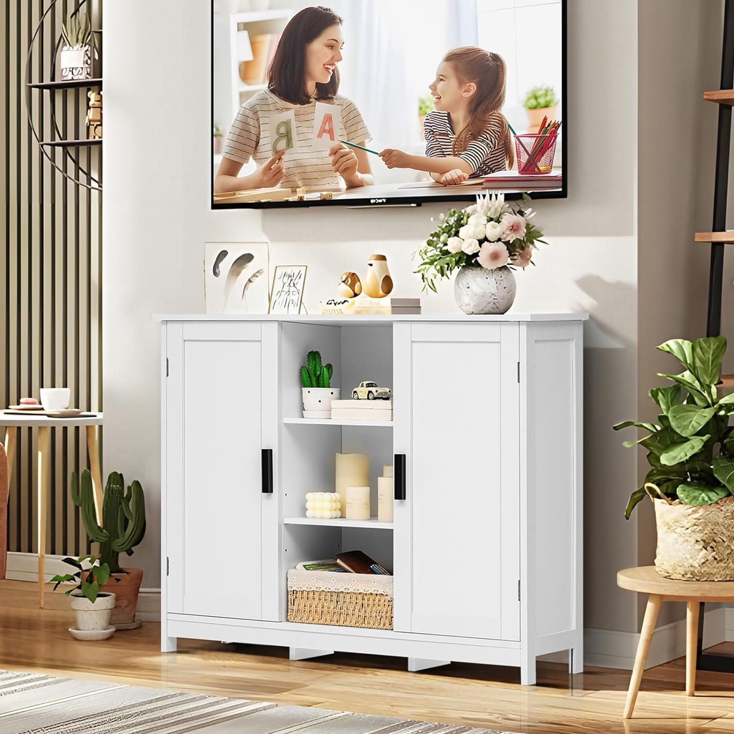 Red Barrel Studio® Ferrina Freestanding Bathroom Cabinet | Wayfair