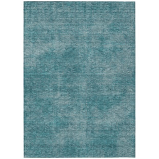 Teal Outdoor Rugs You'll Love | Wayfair
