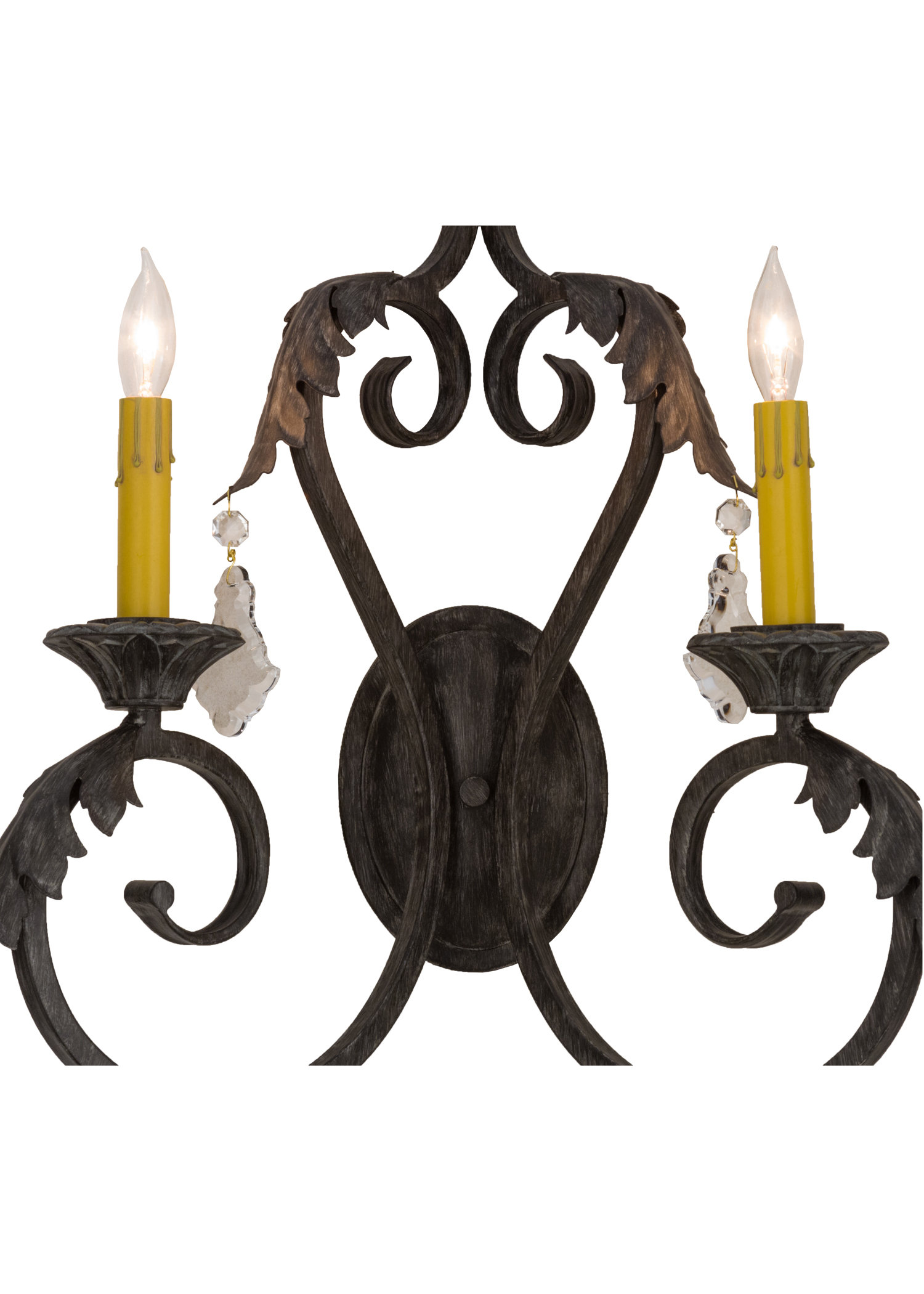 Meyda Lighting Josephine 2-Light Candle Wall Light | Perigold