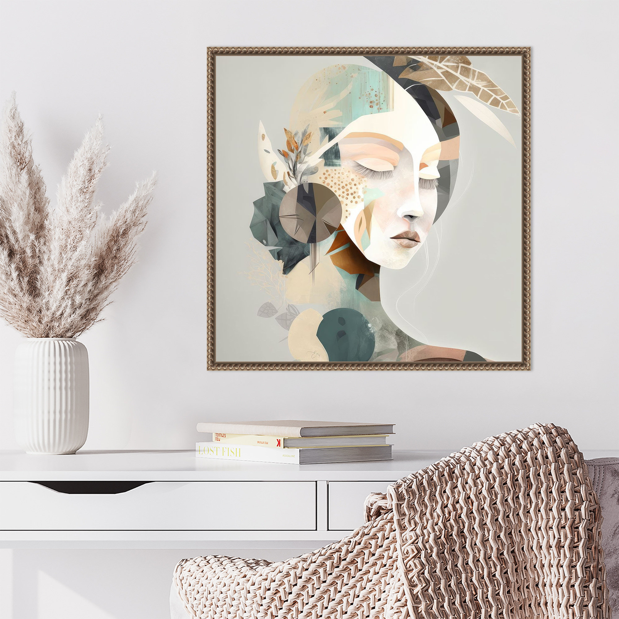 Amanti Art Piper by Bella Eve Framed Canvas Wall Art Print | Wayfair