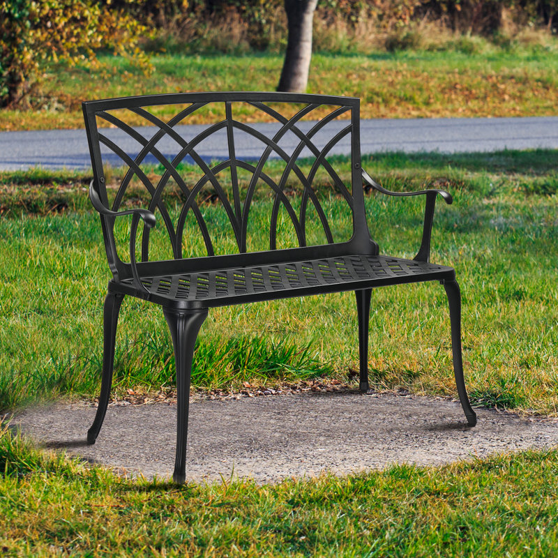 Lark Manor™ Batholo Aluminum Garden Bench & Reviews | Wayfair