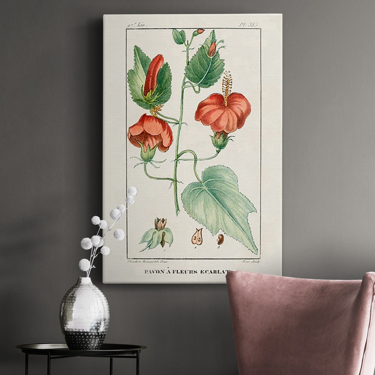 August Grove® Turpin Tropical Botanicals IV - Wrapped Canvas Painting ...