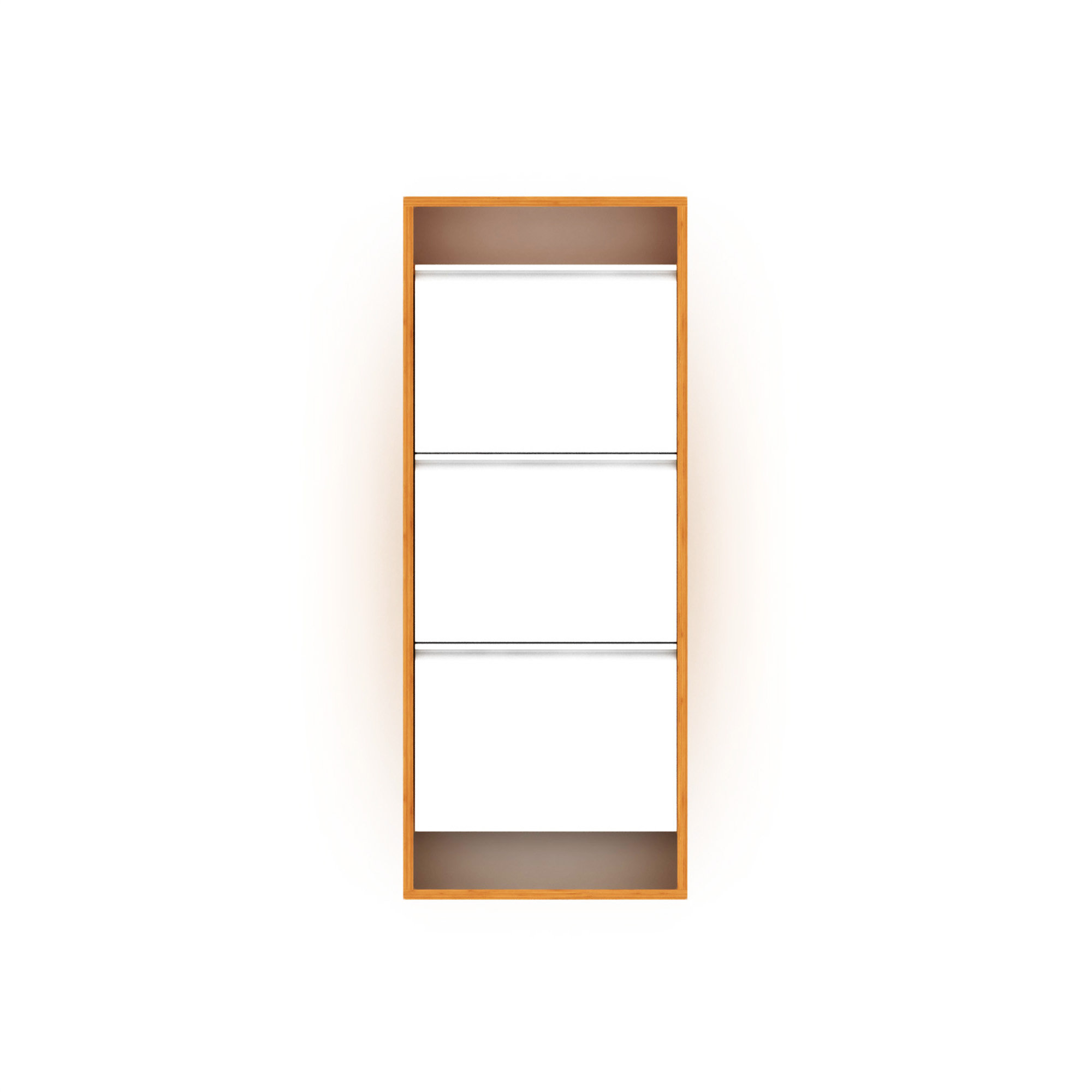Latitude Run® Hide 3 Tier Wood Frame Shoe Storage | Wayfair