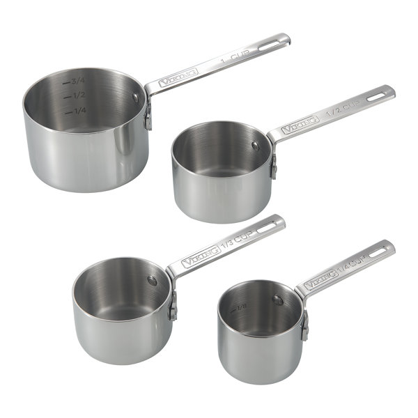 Viking 4pc Stainless Steel Measuring Cup Set | Perigold