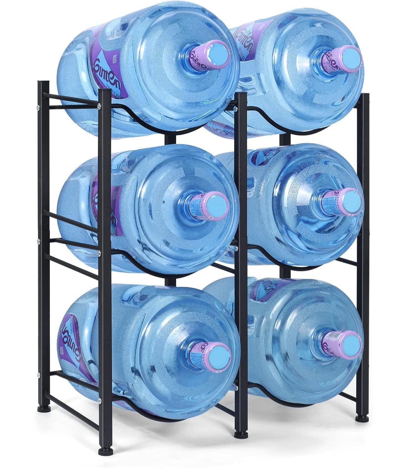 Hokku Designs Water Cooler Jug Rack 3-Tier Heavy Duty Water Bottle ...