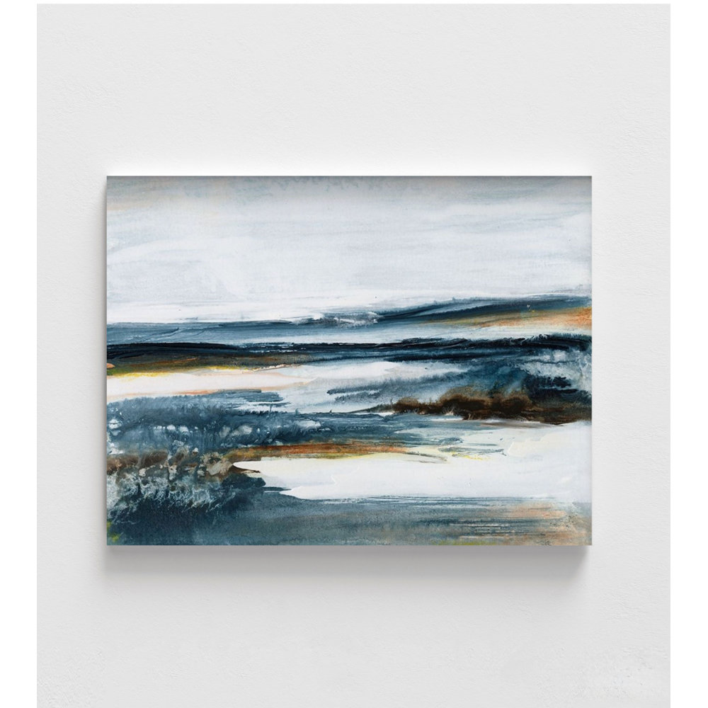 WeFrameArt Ocean Blues II By Lila Bramma, Abstract Ocean Print, Dark ...