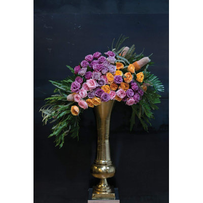 Willa Arlo Interiors Swifton Metal Table Vase | Wayfair