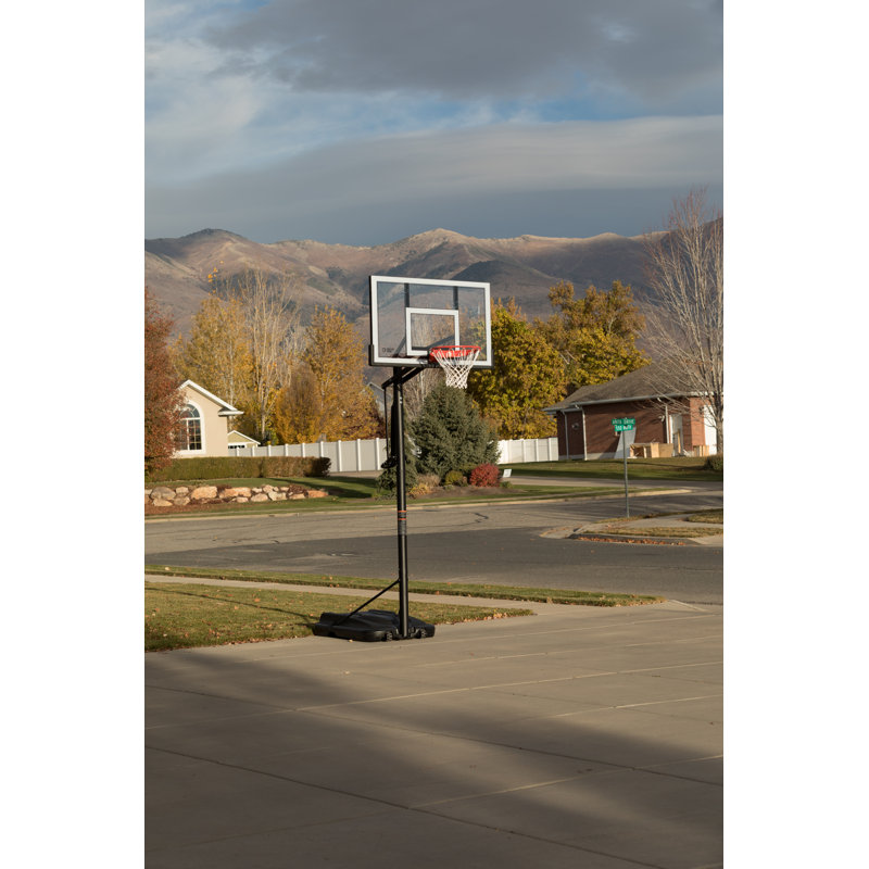 Lifetime Height Adjustable Portable Basketball Hoop (54" Polycarbonate ...