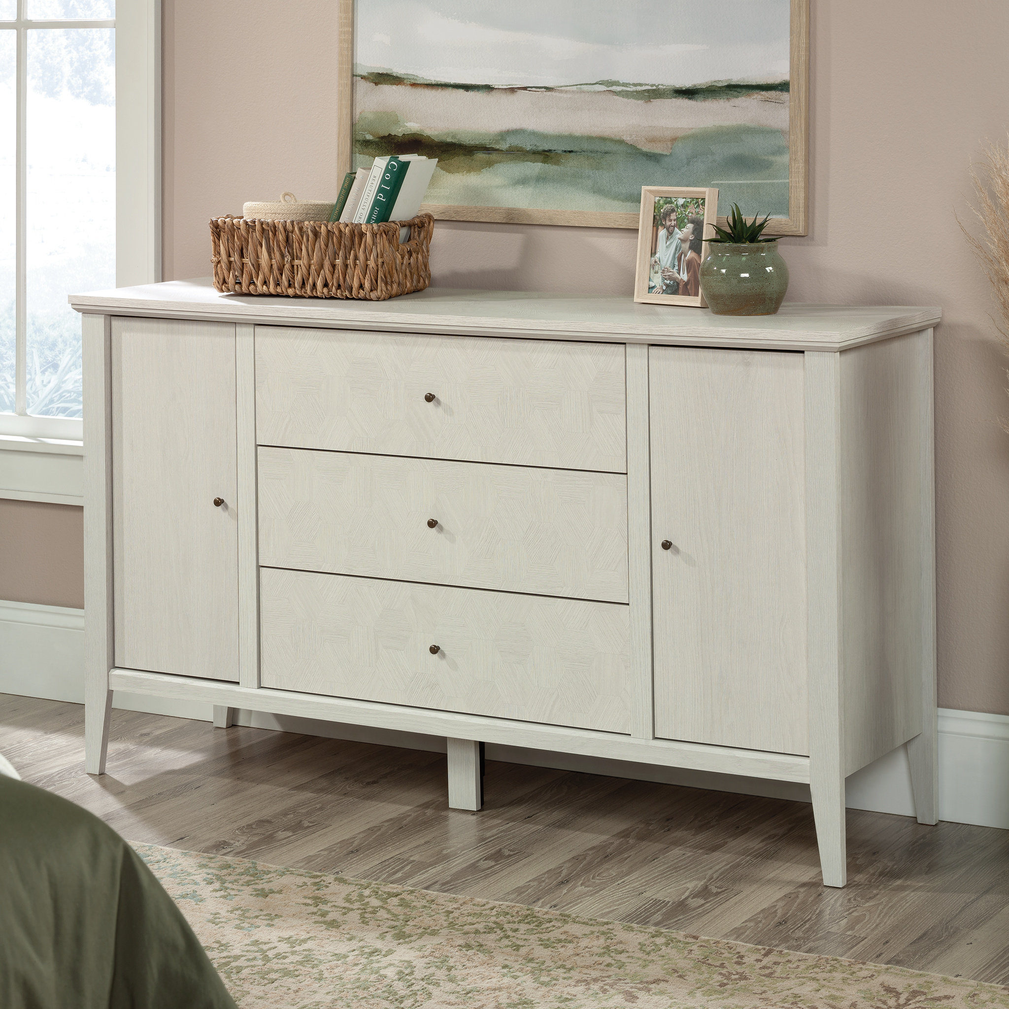 Sauder Larkin Ledge 3 - Drawer Dresser | Wayfair