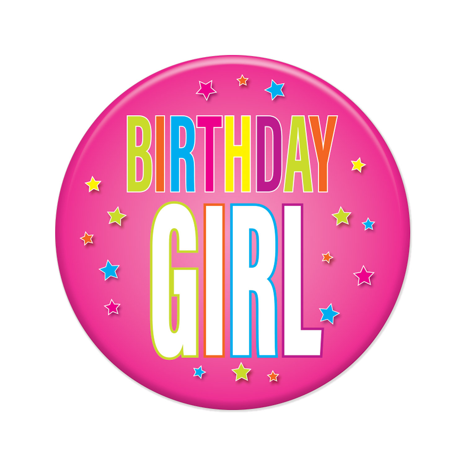 House of Hampton® Birthday Girl Button | Wayfair