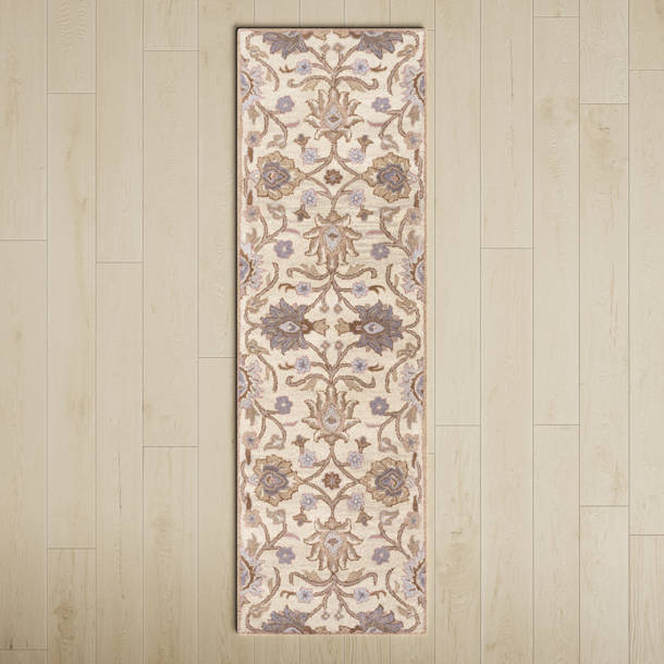 Birch Lane™ Arden Hand Tufted Wool Floral Rug & Reviews | Wayfair